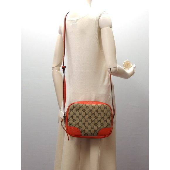 Gucci | Bags | Gucci Canvas Orange Gg Shoulder Bag | Poshmark